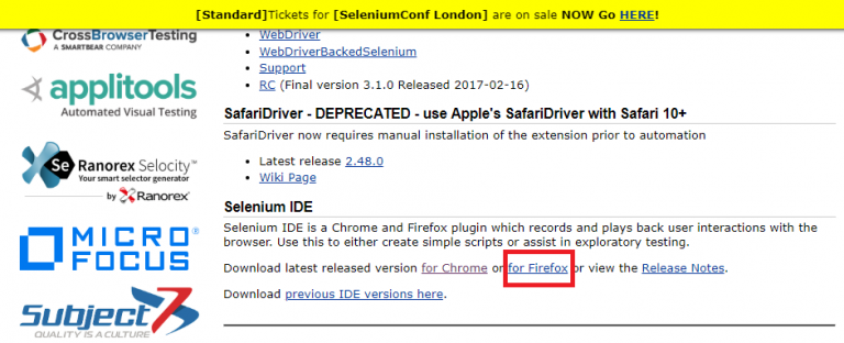 Download & Install Selenium IDE - Software Testing Genius