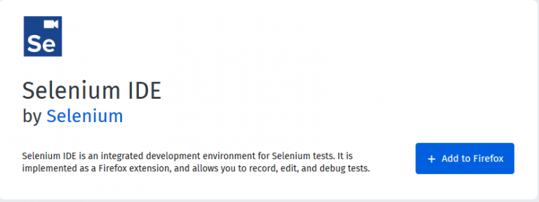 Download And Install Selenium Ide Software Testing Genius